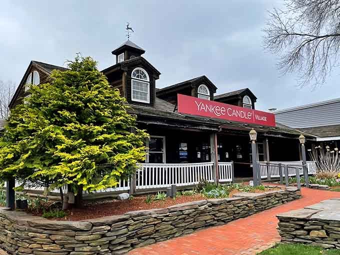 The landscaping alone could make a garden center jealous, but it's really just the appetizer before the candle feast.