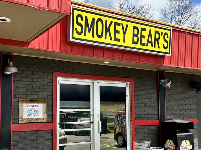 That red building with the sign isn't much to look at, but trust us, magic happens inside.