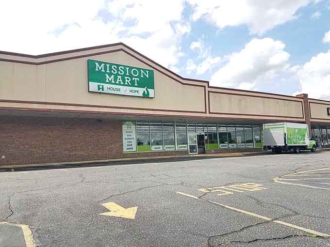 That green Mission Mart sign isn't just welcoming you to a store, it's your gateway to endless possibilities.