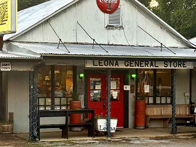 That weathered storefront with the vintage Coca-Cola sign isn't trying to look authentic&mdash;it simply is.