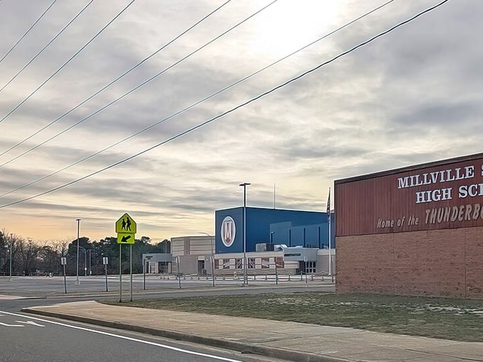 Millville High School stands proud in a community that values education without the sky-high property taxes of North Jersey.