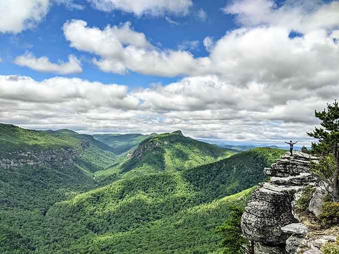 When nature decides to flex, this is what showing off looks like in the Blue Ridge Mountains.