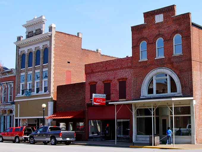 These brick facades have witnessed two utopian experiments and still stand ready for whatever comes next.