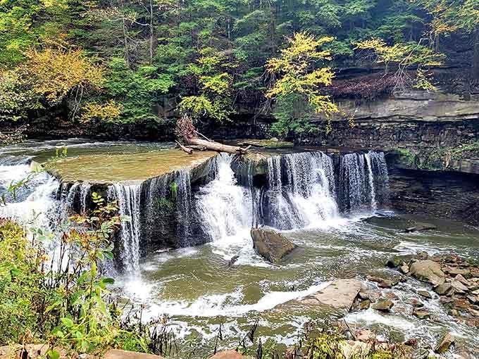 Nature's own infinity pool, complete with a waterfall soundtrack that puts any spa to shame.