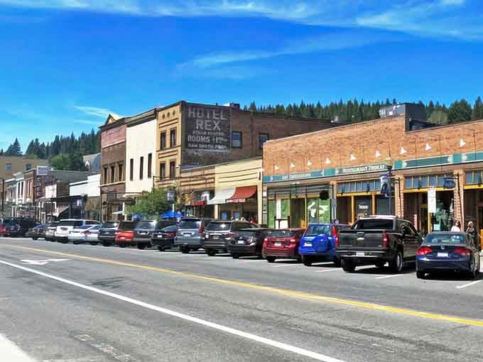 Those brick buildings have seen everything from gold rushers to ski bums, and they're still standing strong.
