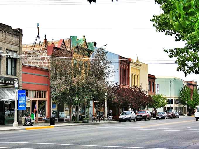 Historic storefronts line wide streets where your retirement dollars stretch further than your morning coffee run.