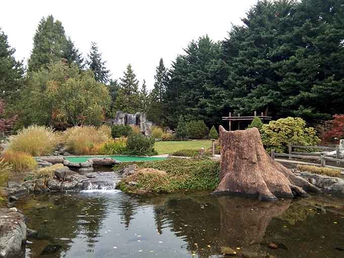 Nature meets nostalgia at this Eugene treasure where mini golf gets a Pacific Northwest makeover.
