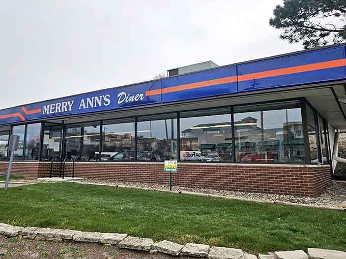 The classic diner architecture says "we've been doing this right for decades," and those big windows promise you're about to witness breakfast magic.