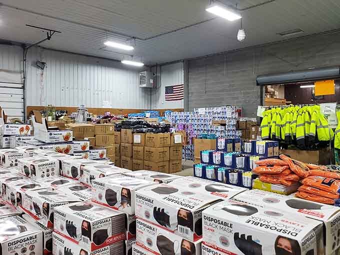 When a warehouse decides to become a retail wonderland, this is what happens: organized chaos meets bargain paradise.