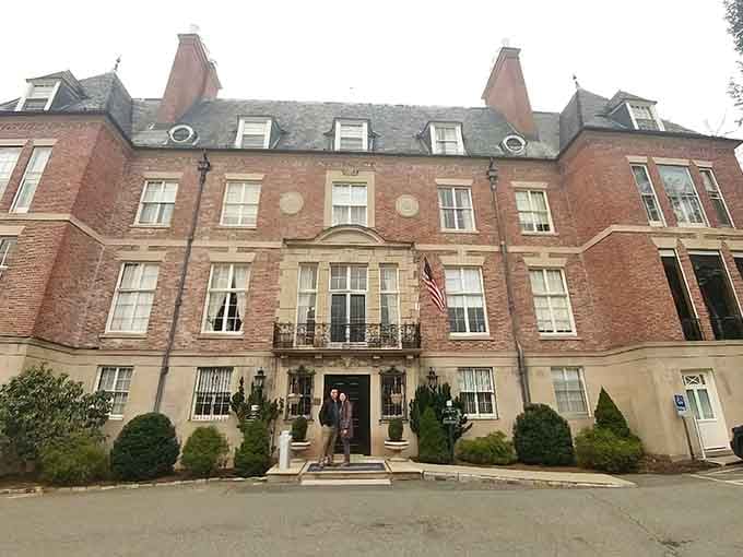 When the mansion looks this mysterious in broad daylight, you half expect Miss Scarlet to answer the door.