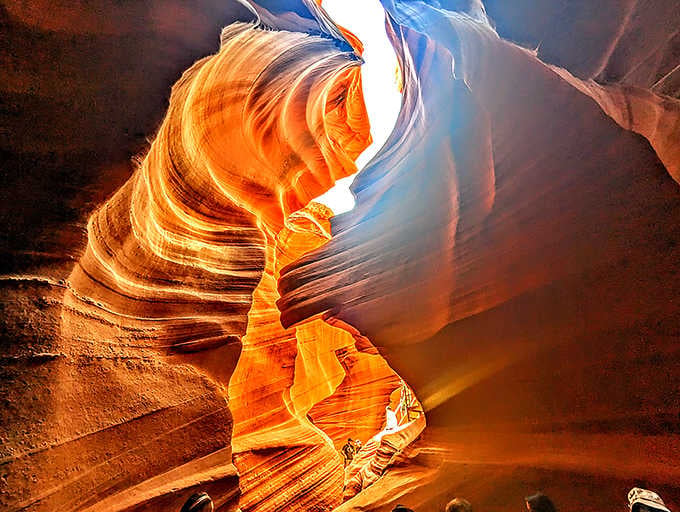 Nature's masterclass in interior design, where flowing sandstone walls put every human architect to shame.