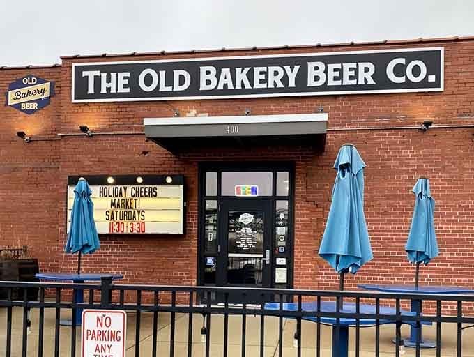 That classic brick facade isn't just for show&mdash;it's where carbs transformed from bread to beer, and honestly, that's evolution at its finest.