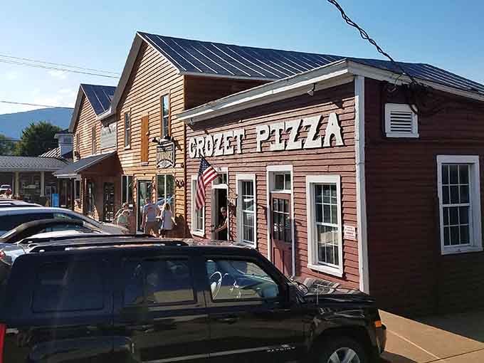 That rustic wooden exterior isn't just for show; it's your first hint that something special awaits inside.