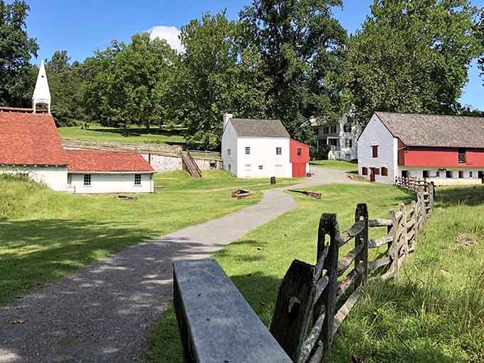 The village layout reveals how an entire community once revolved around the business of making iron from scratch.