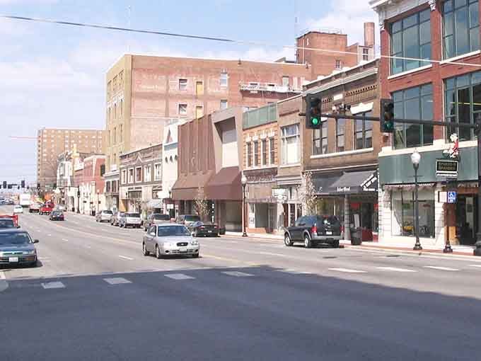 Downtown Joplin's historic brick buildings prove that architectural charm doesn't require a big city zip code.