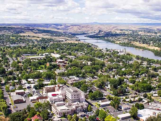 From above, Clarkston spreads out like a retirement brochure come to life, minus the stock photos and fake smiles.