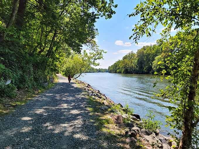 The Schuylkill River at Black Rock Sanctuary looks like someone Photoshopped the reflections, but nope, it's all real.