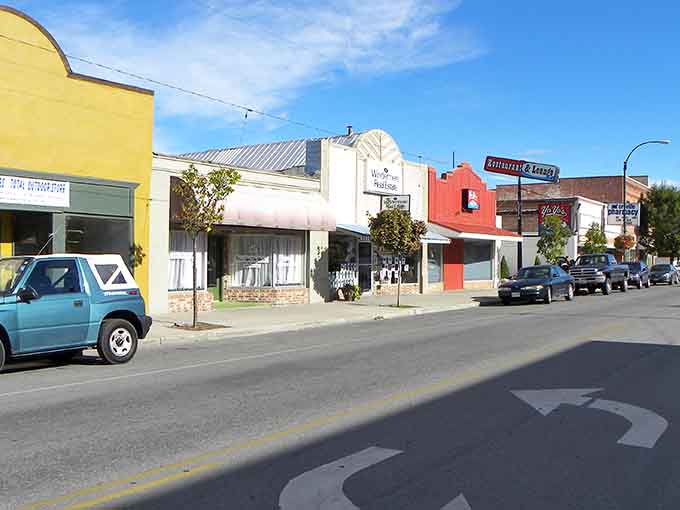 Downtown Oroville serves up that classic small-town main street vibe where parking is easy and stress is optional.