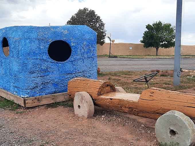 Even prehistoric cameras need stone wheels to get around, proving that Bedrock had its own unique take on every modern convenience.
