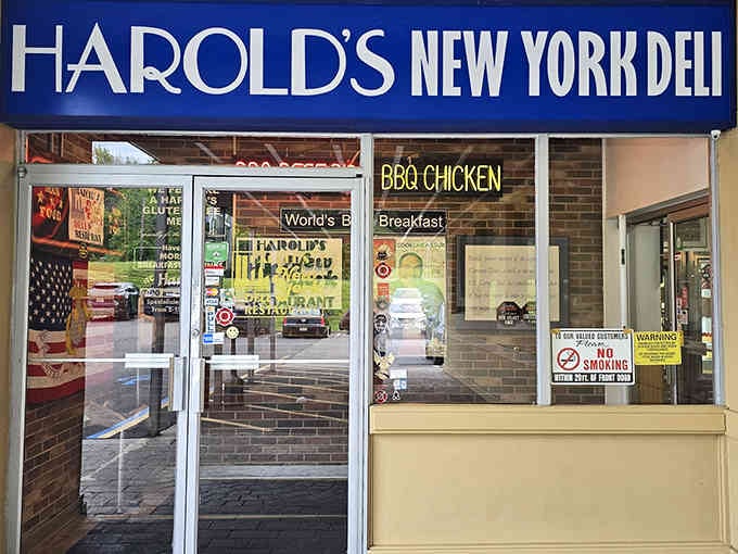 That blue sign isn't just marking a deli, it's marking the entrance to sandwich nirvana in Edison.