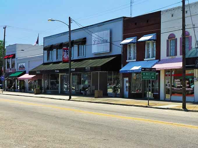 Those striped awnings and vintage storefronts prove that authentic beats trendy every single time, hands down.