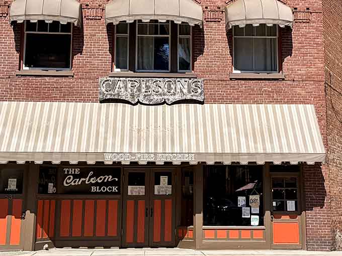 That historic brick facade isn't just for show, it's your first hint that something special awaits inside.