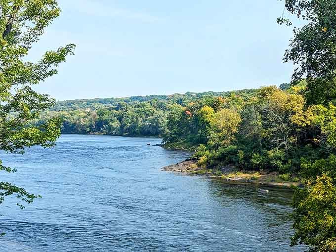 The St. Croix River carves through ancient basalt like nature's own highway, minus the construction delays.