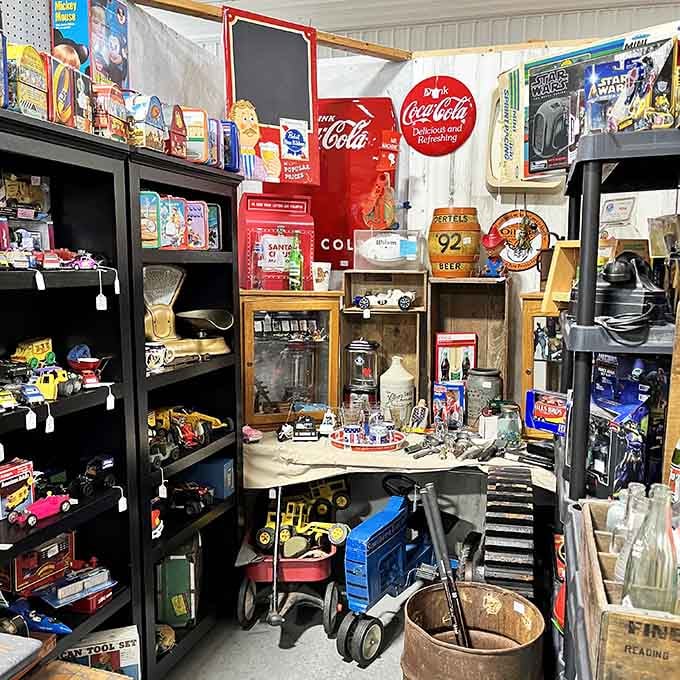 Crown Antique Mall Inc. transforms ordinary shopping into an expedition through decades of carefully curated American nostalgia and treasures.