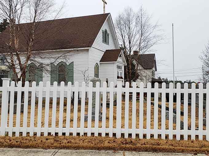 That charming white picket fence and Gothic windows hide one of New Jersey's most delightfully eccentric treasures inside.