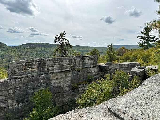 These towering rock formations look like nature's version of a high-rise district, minus the traffic and honking.