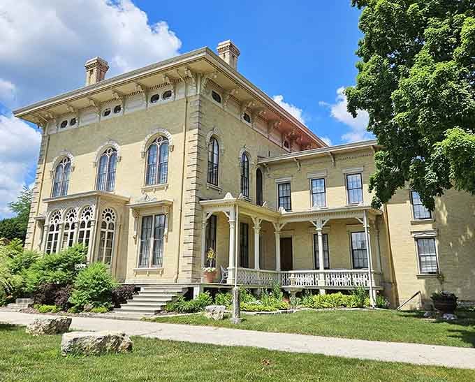 This Italianate beauty proves that mid-1800s architecture had more style than most modern McMansions could ever dream of.