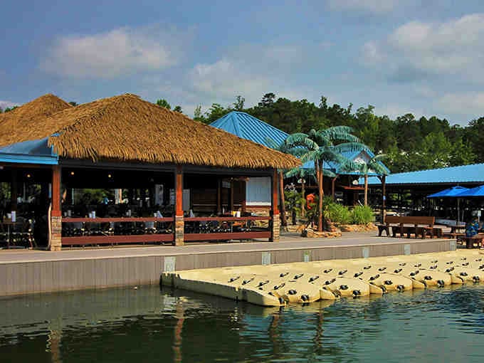 Thatched roofs and turquoise water make a convincing argument that you've somehow teleported to the Caribbean.
