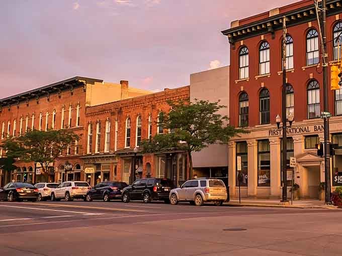 When sunset paints these century-old storefronts golden, you'll understand why some towns never go out of style.