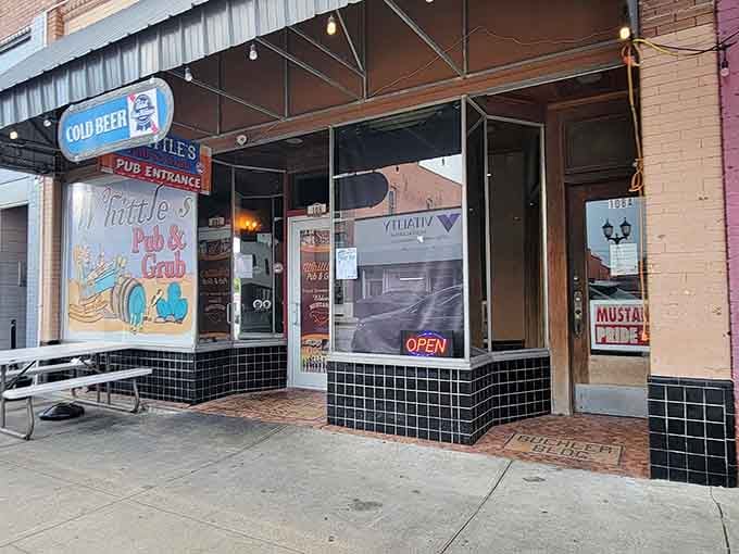 The storefront that houses Missouri's most audacious pork tenderloin, hiding in plain sight on Main Street.