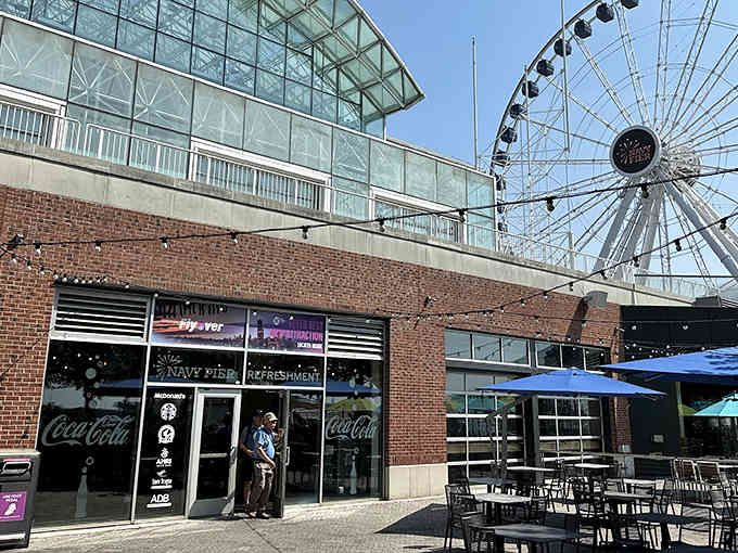 The entrance to FlyOver sits right on Navy Pier, ready to launch you on an adventure without TSA lines.