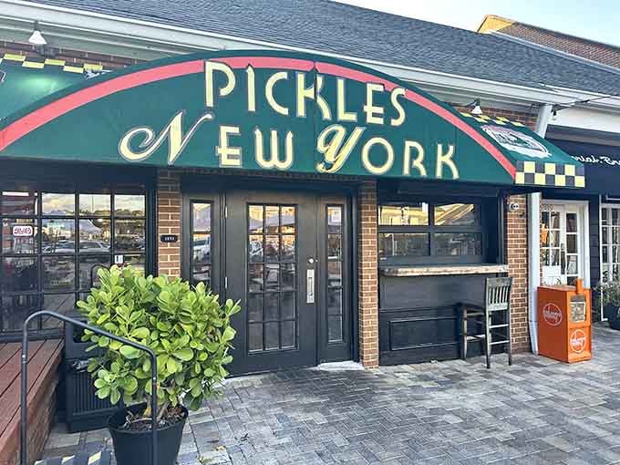 That green awning and checkered trim announce you've arrived at sandwich central, Florida edition.