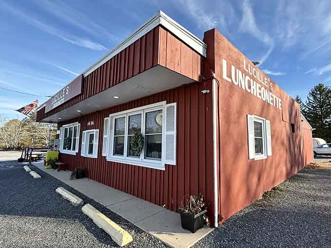 That red building holds more breakfast magic than a dozen fancy brunch spots combined, trust me on this.