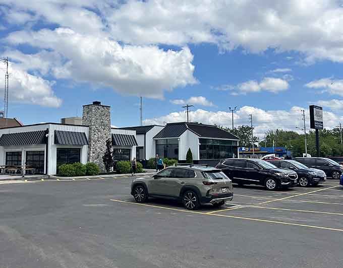 That packed parking lot tells you everything you need to know about what's waiting inside this place.