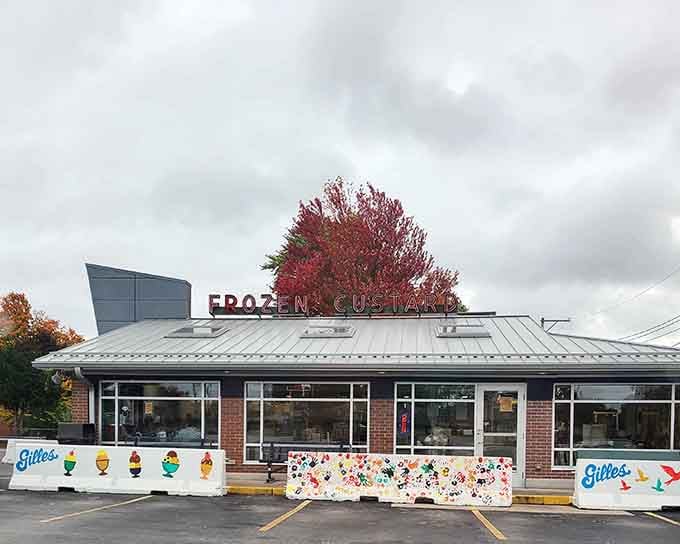 That classic custard stand architecture tells you everything you need to know before you even walk in.