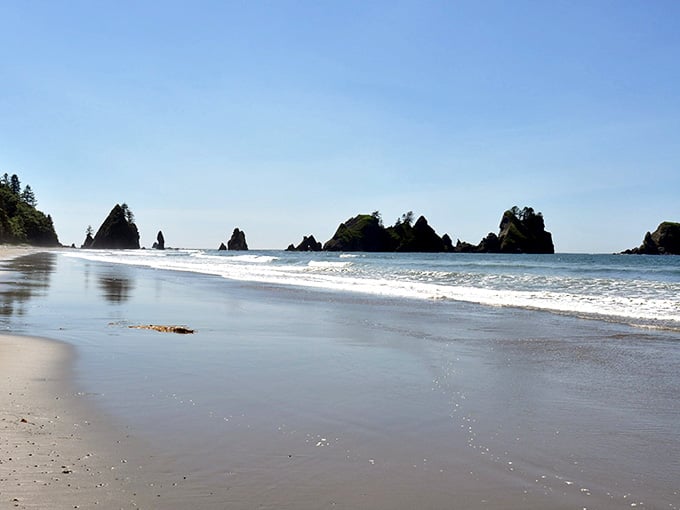 Those sea stacks rising from the Pacific aren't just rocks, they're nature's own sculpture garden.
