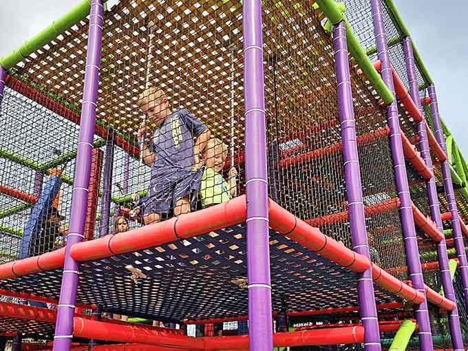 This multi-story jungle gym makes your childhood McDonald's PlayPlace look like a cardboard box with delusions of grandeur.