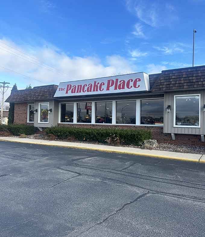That red-and-white sign isn't just a landmark, it's a Green Bay breakfast institution calling your name.