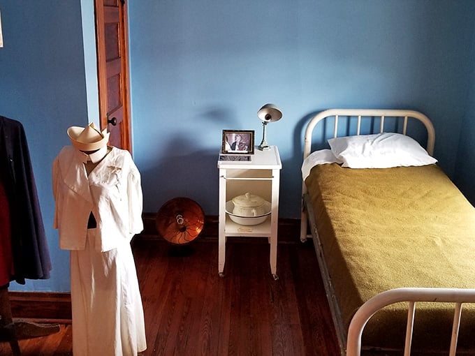 Vintage hospital beds and cribs that'll make you grateful for modern pediatric care and those cheerful cartoon murals.