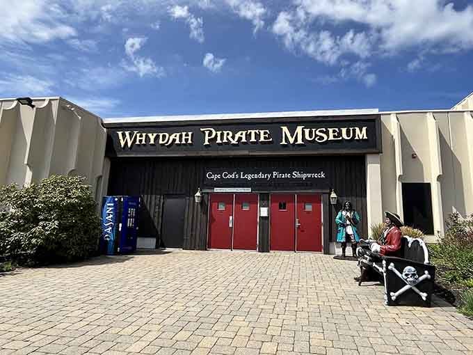 Even the building looks like it sailed straight out of the 1700s and dropped anchor on Route 28.