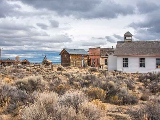 When your front yard includes vintage architecture and endless sagebrush, you've officially achieved peak Oregon high desert living.