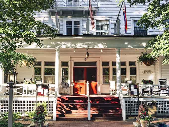 That iconic white porch isn't just architectural eye candy; it's your first hint that something special awaits inside.