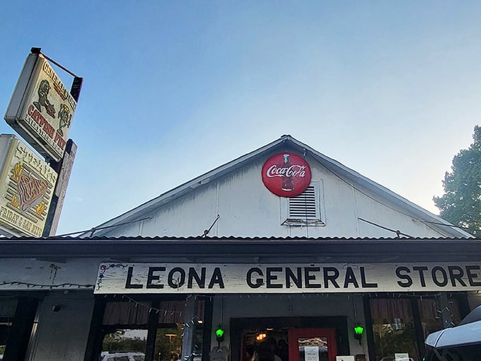 That weathered storefront with the vintage Coca-Cola sign isn't trying to look authentic&mdash;it simply is.