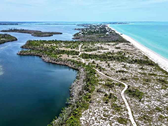 When the beach stretches this far with barely a soul in sight, you've officially found paradise's unlisted number.