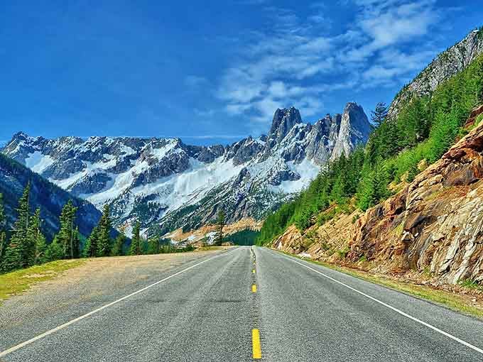 When the road ahead looks like a desktop wallpaper come to life, you know you're somewhere special.