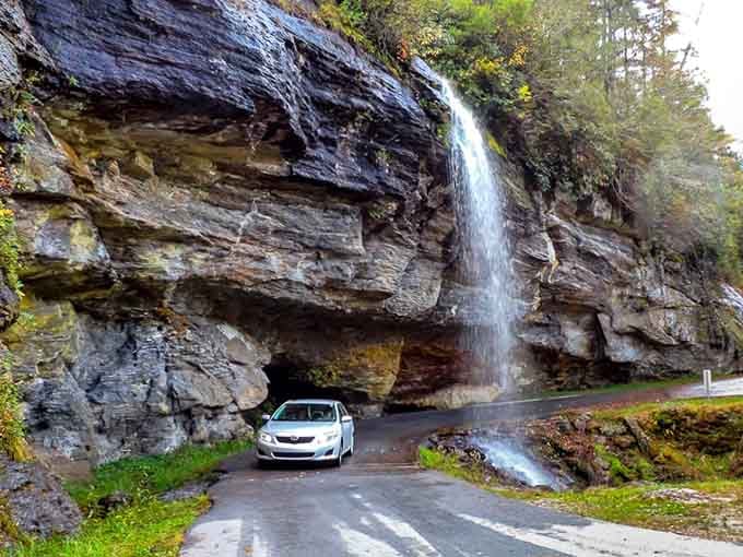 Mother Nature's car wash is open for business, and the only thing getting cleaned is your soul.